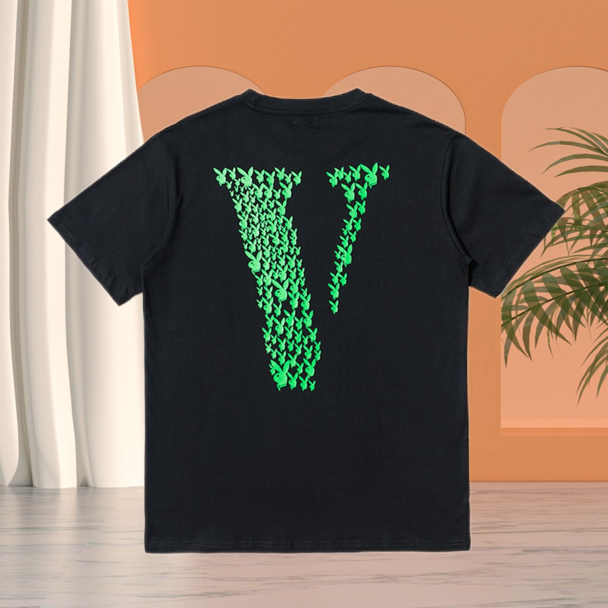 V-lone T-shirt, Big V Letter Printed V.lone Shirt, Fashion Casual ...