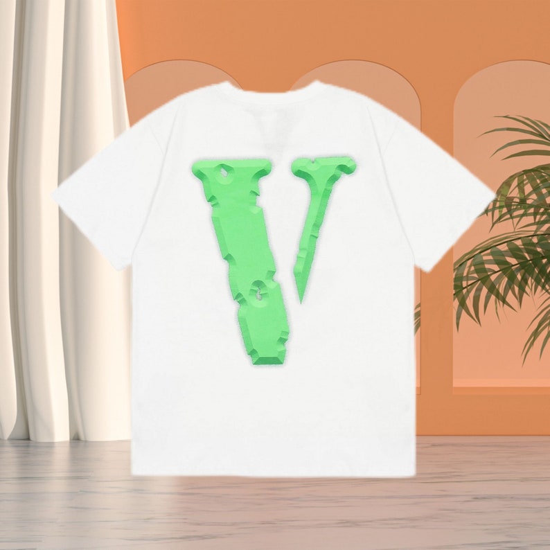 V-lone T-shirt, Big V Letter Printed V.lone Shirt, Fashion Casual ...