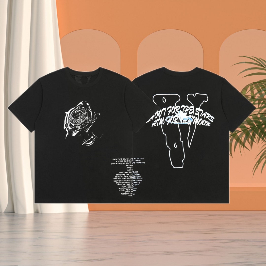 V-lone T-shirt, Big V Letter Printed V.lone Shirt, Fashion Casual ...