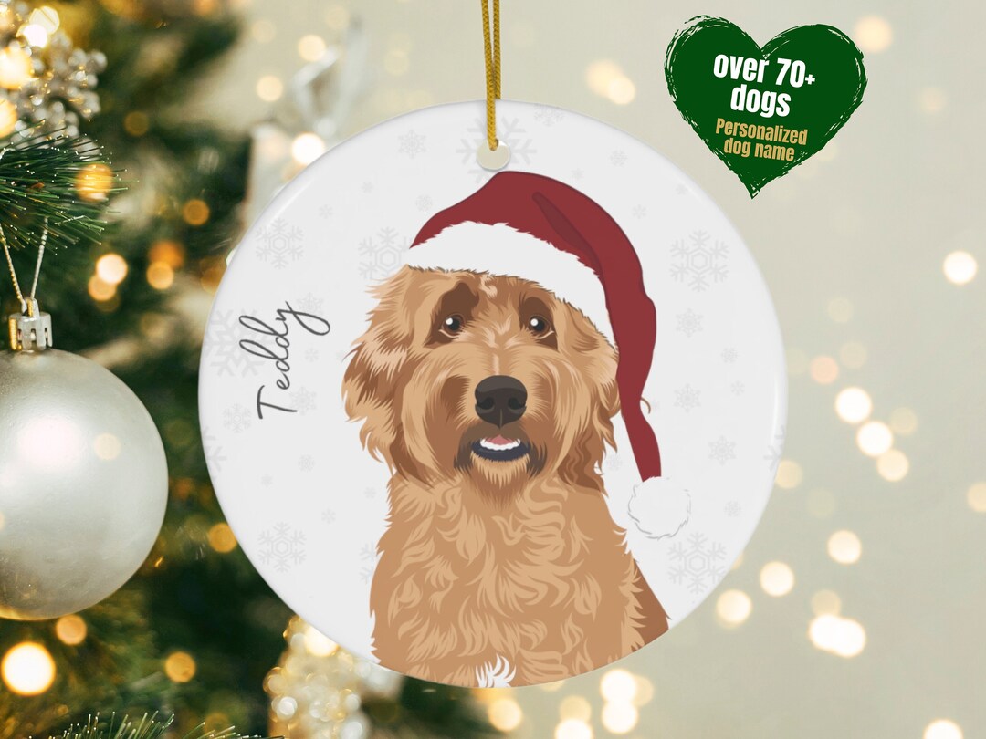 Doodle Dog Ceramic Ornament Tree Decoration for Custom Doodle Dogs ...