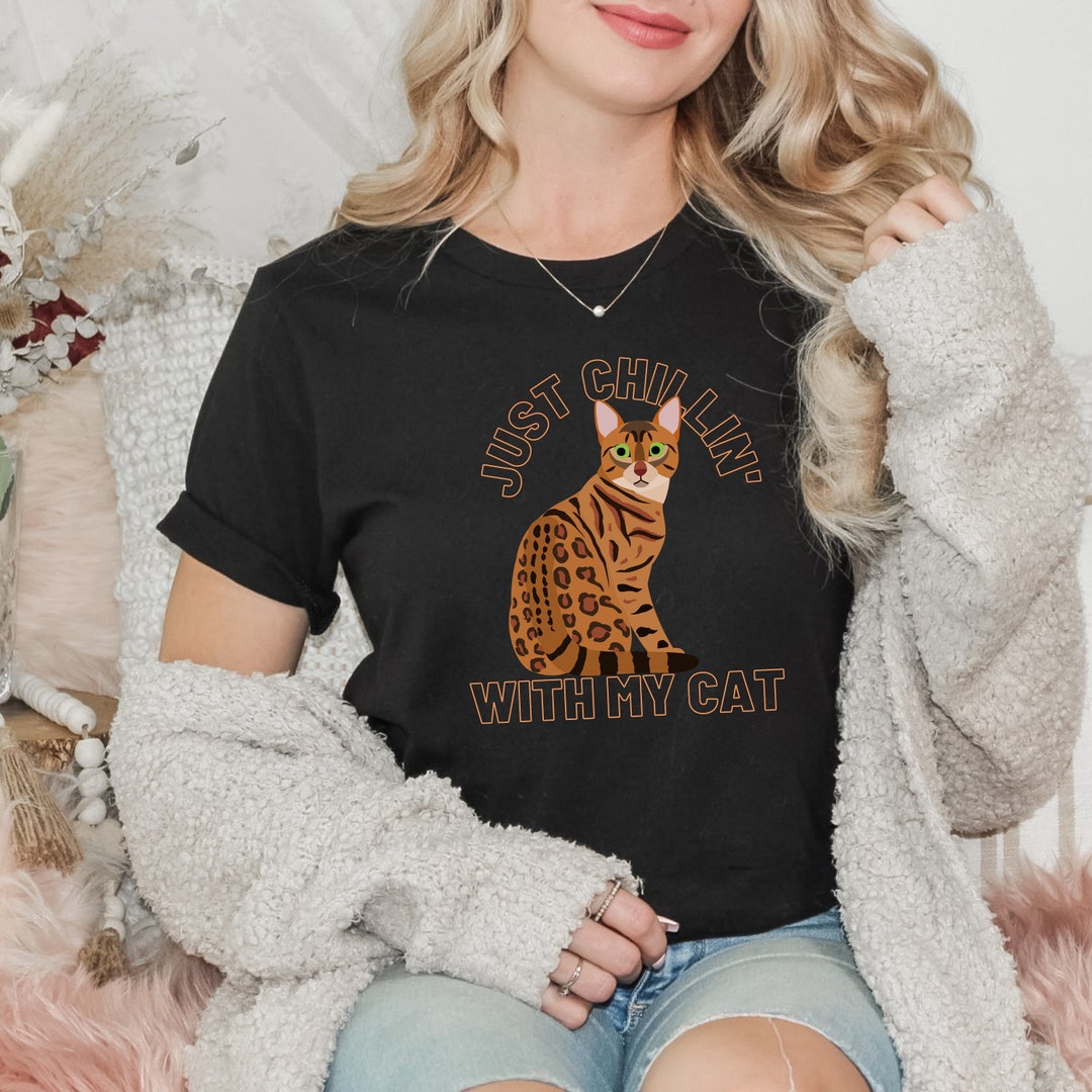 Camisa de gato bengalí, gatito leopardo asiático / Simplemente ...