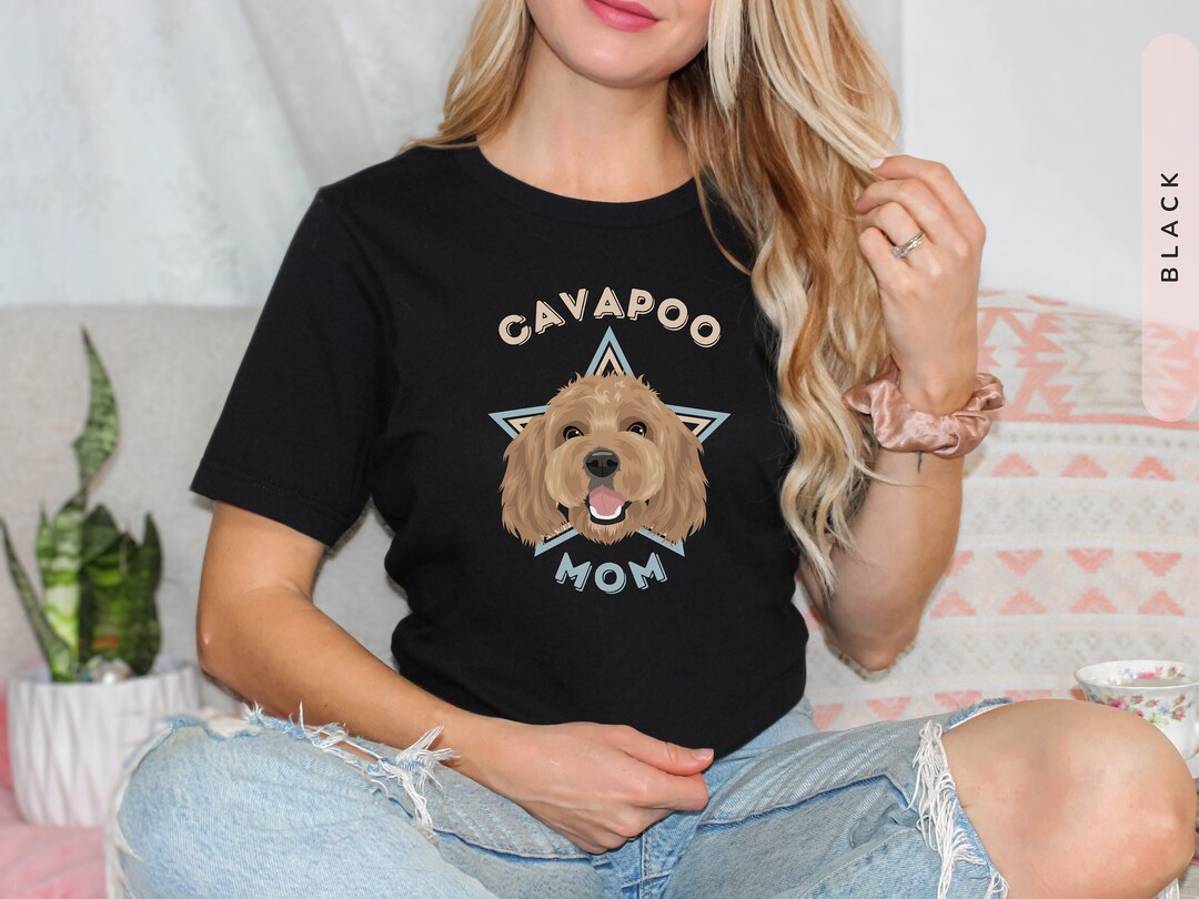 Cute Cavapoo Pet Dog Shirt, Personalized Doodle Owner T-shirt Gift ...