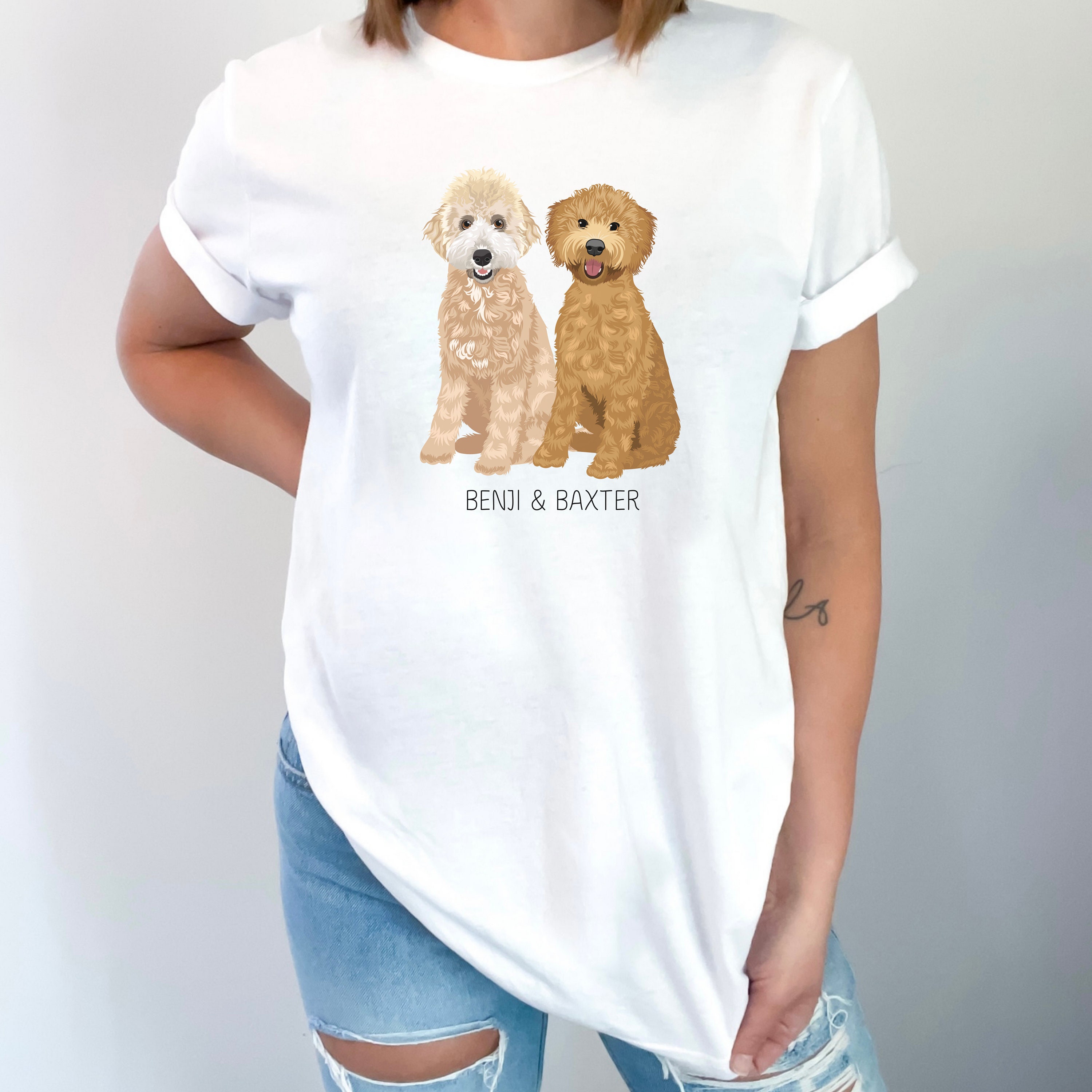 Goldendoodle Labradoodle Personalized Shirt Custom Dog Name - Etsy