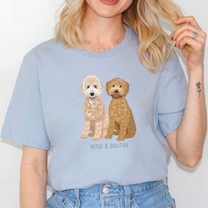 Goldendoodle Labradoodle Personalized Shirt, Custom Dog Name T-shirt ...