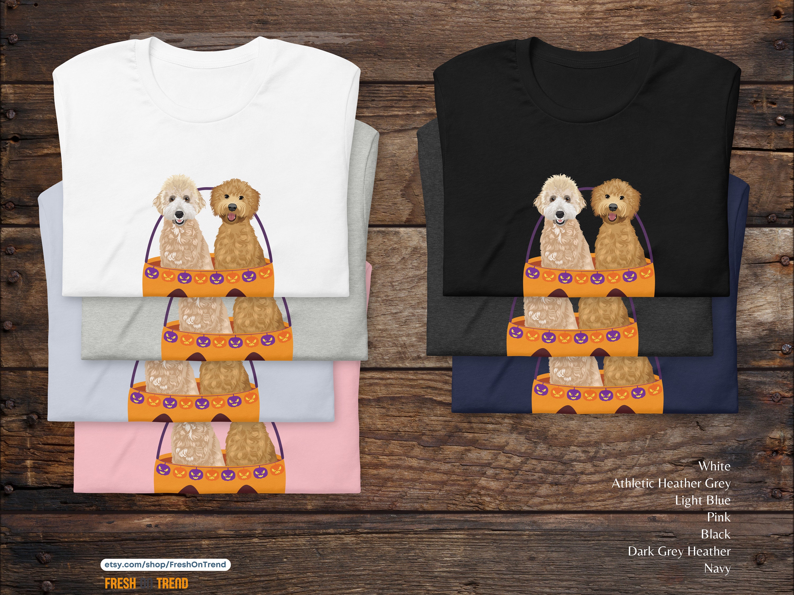 Halloween Goldendoodle Labradoodle Personalized Halloween - Etsy