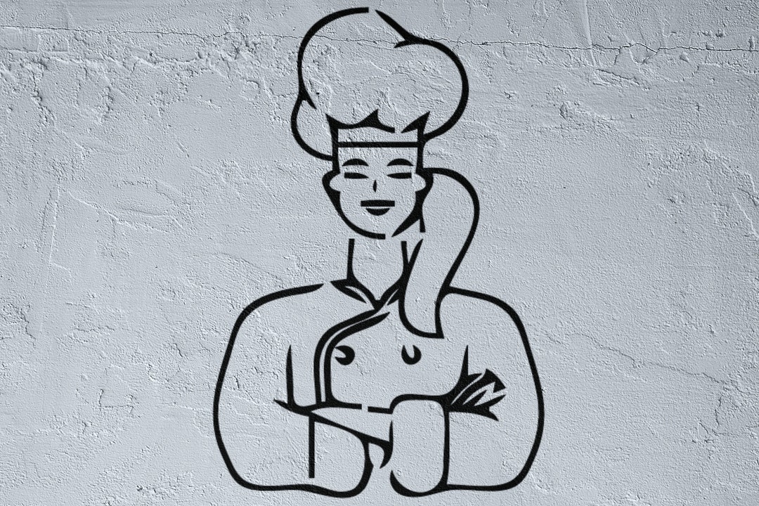 Chef Stencil Outline in Acetate Chef Stencil Decoration - Etsy
