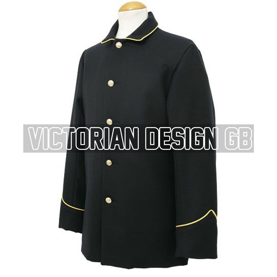 New Men Black Wool Indian War Uniform, Royal Canadian Officer Jacket ...