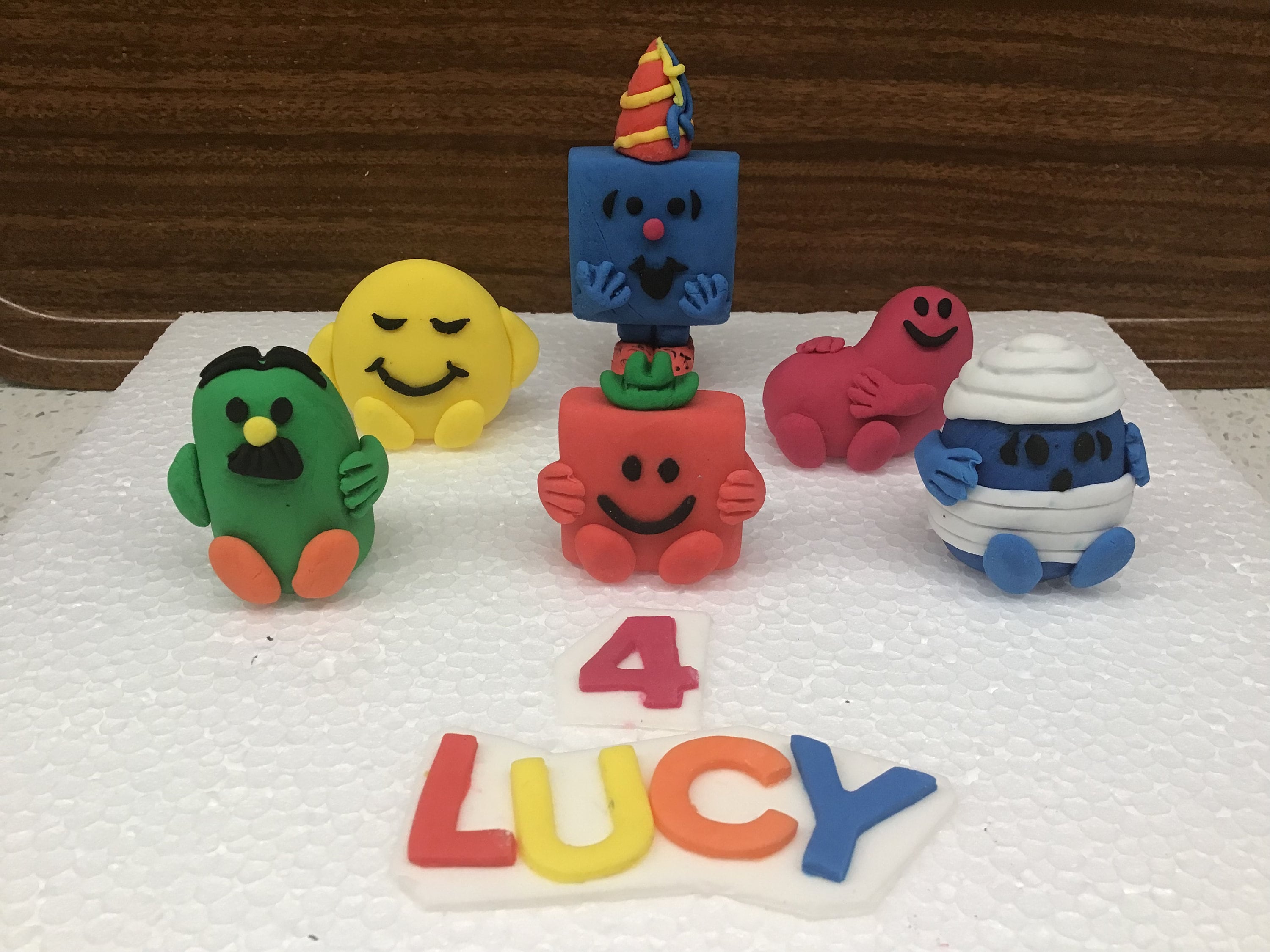 Mr Men Unofficial Cake Toppers - Etsy UK