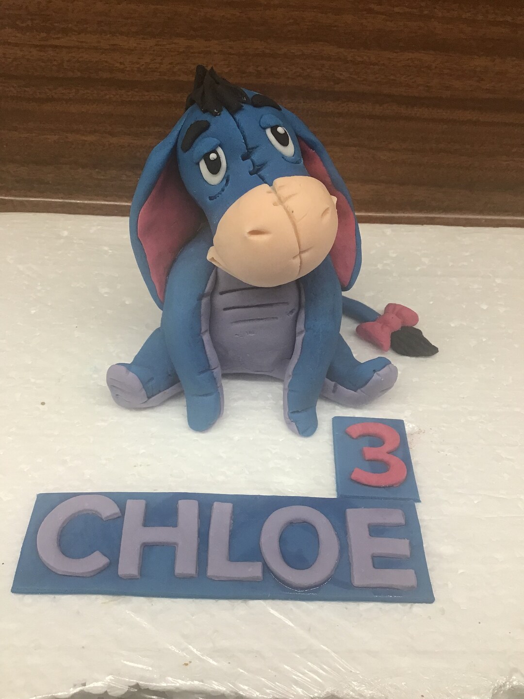 Eeyore Handmade Edible Cake Topper - Etsy