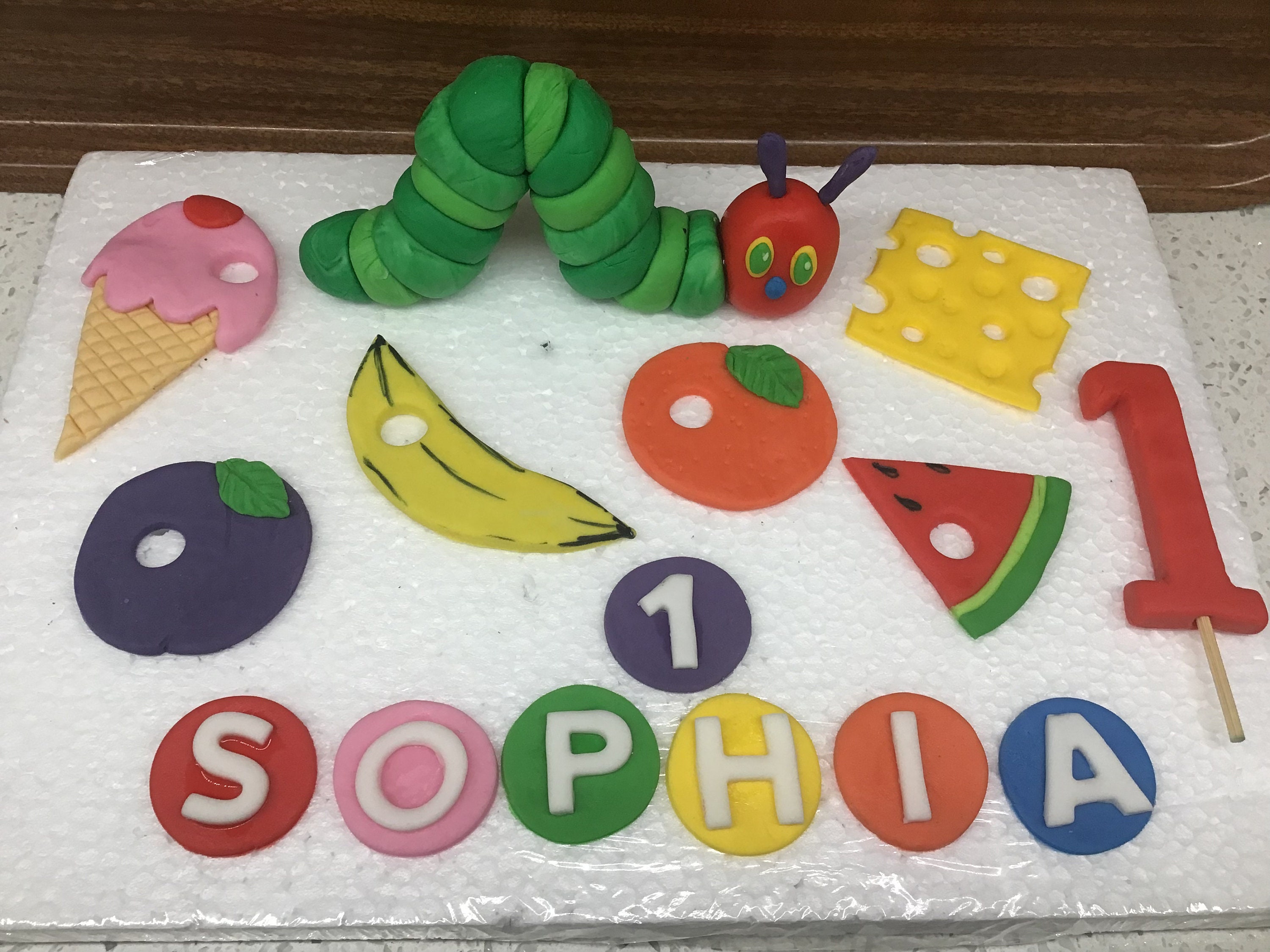 The Hungry Caterpillar Unofficial Cake Topper - Etsy