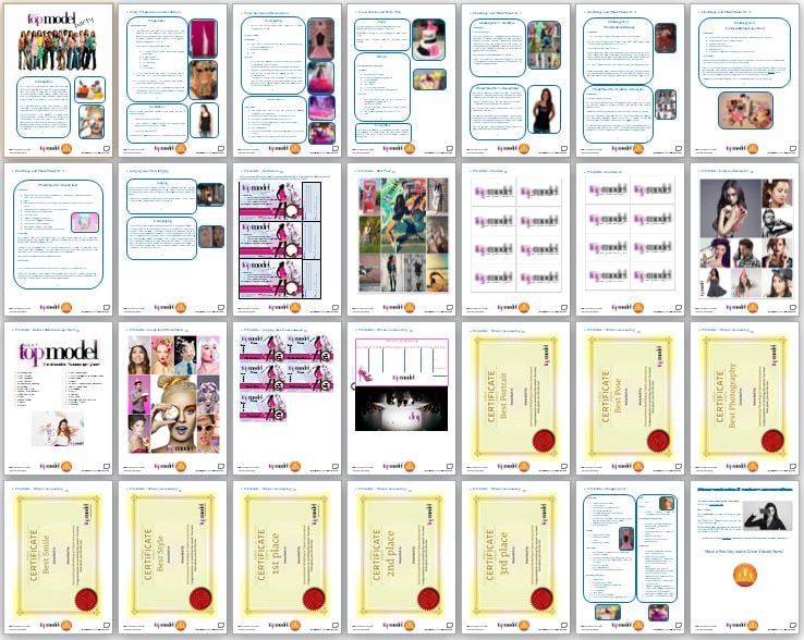 Next Top Model Party Plan - Top Model Party Games - Top Model ...