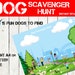 Dog Scavenger Hunt - Park Scavenger Hunt - Outdoor Treasure Hunt ...