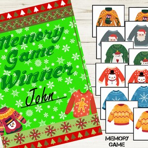 Ugly Christmas Sweater Memory Game - Ugly Sweater Memory Game ...