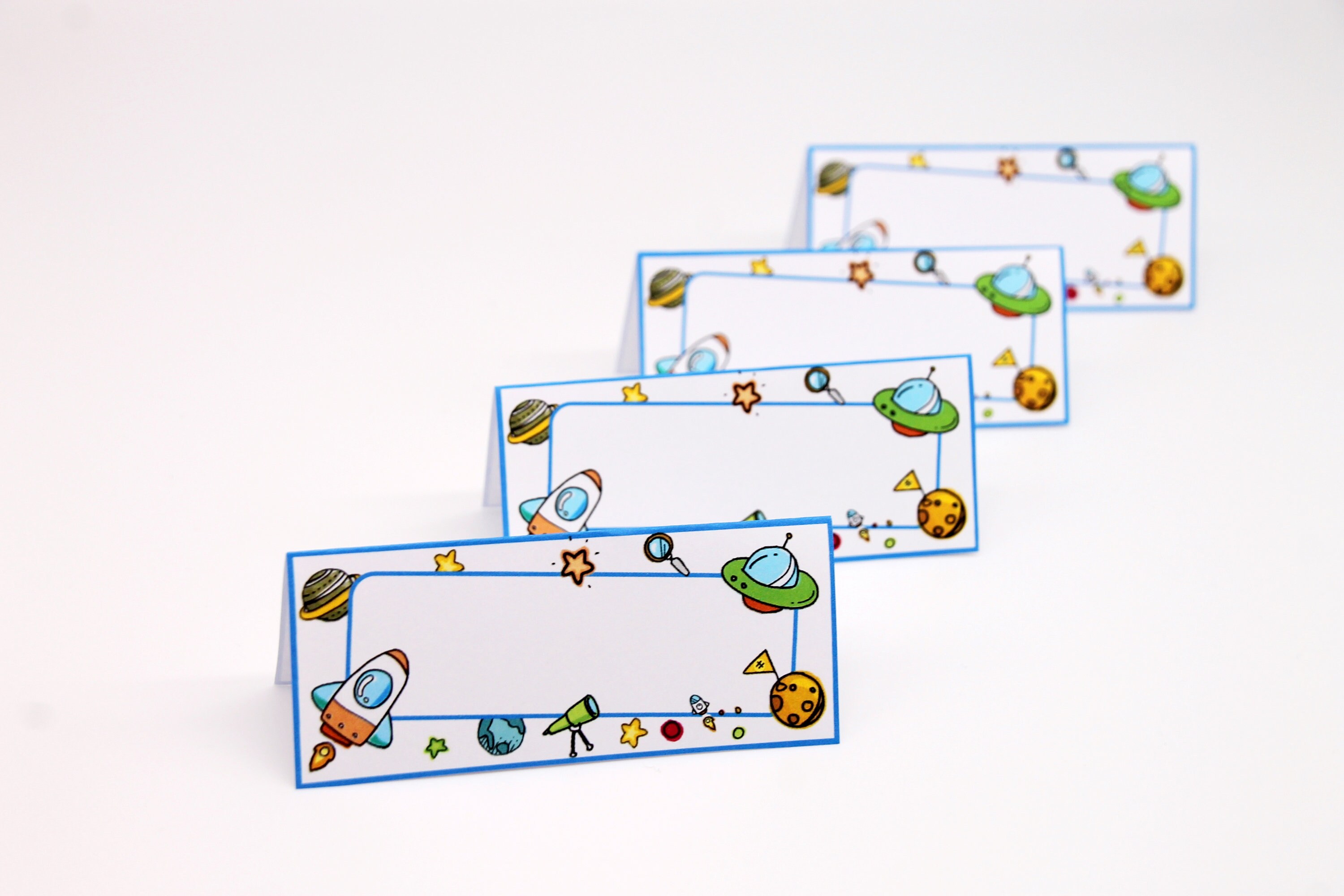 Space Place Cards Space Food Tents Space Food Labels - Etsy