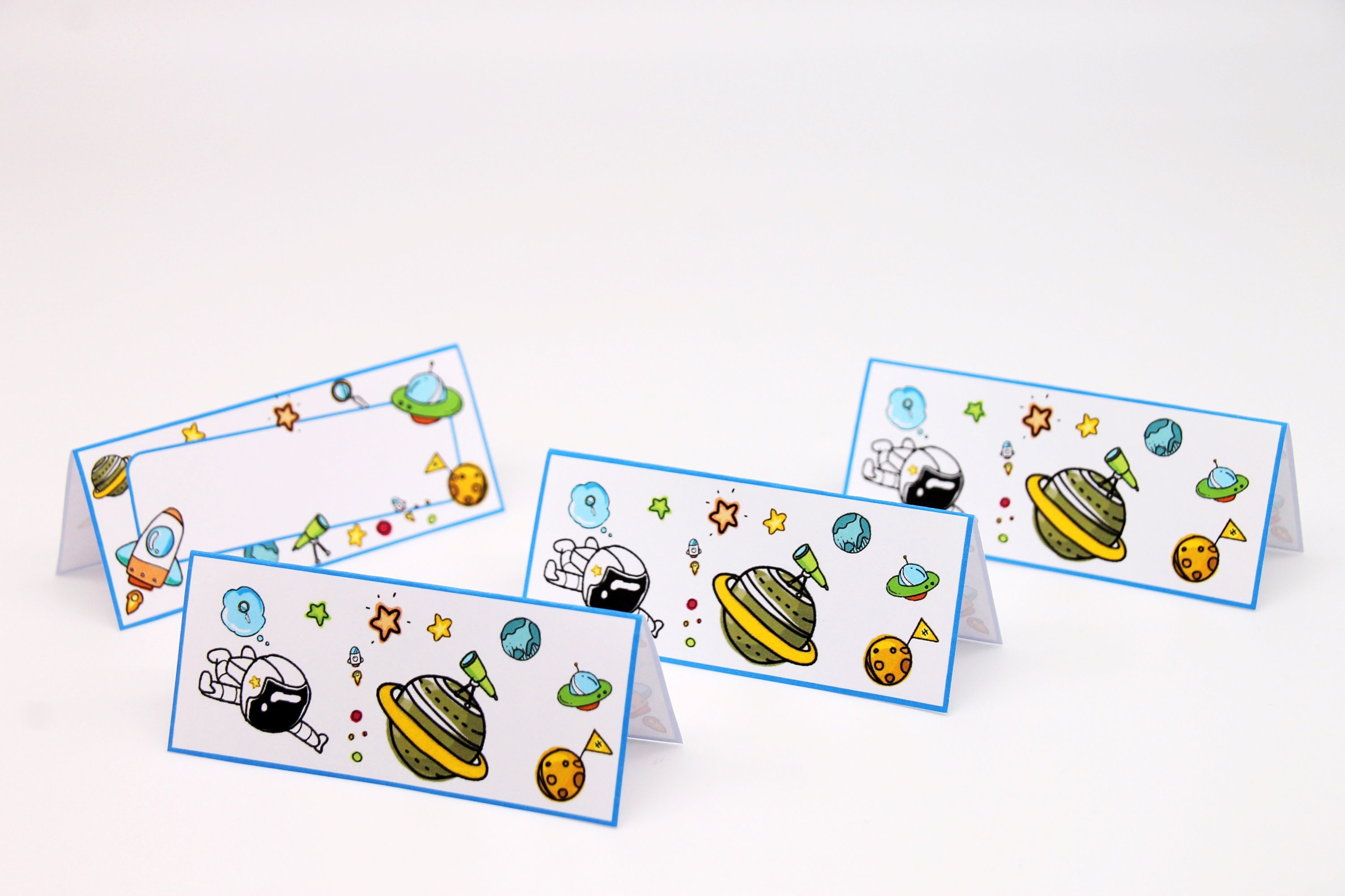 Space Place Cards Space Food Tents Space Food Labels - Etsy