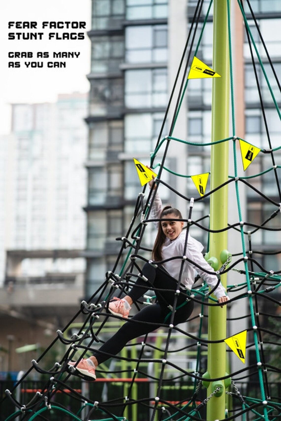 Fear Factor Inspired Stunt Flags - Fear Factor Grab Flags - Fear Factor ...