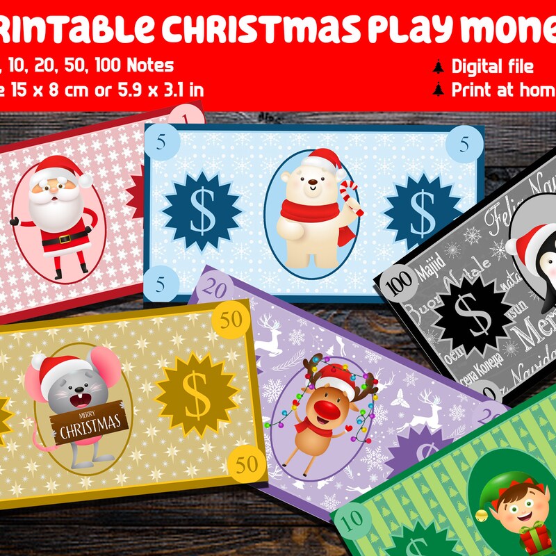 Printable Elf Money - Etsy