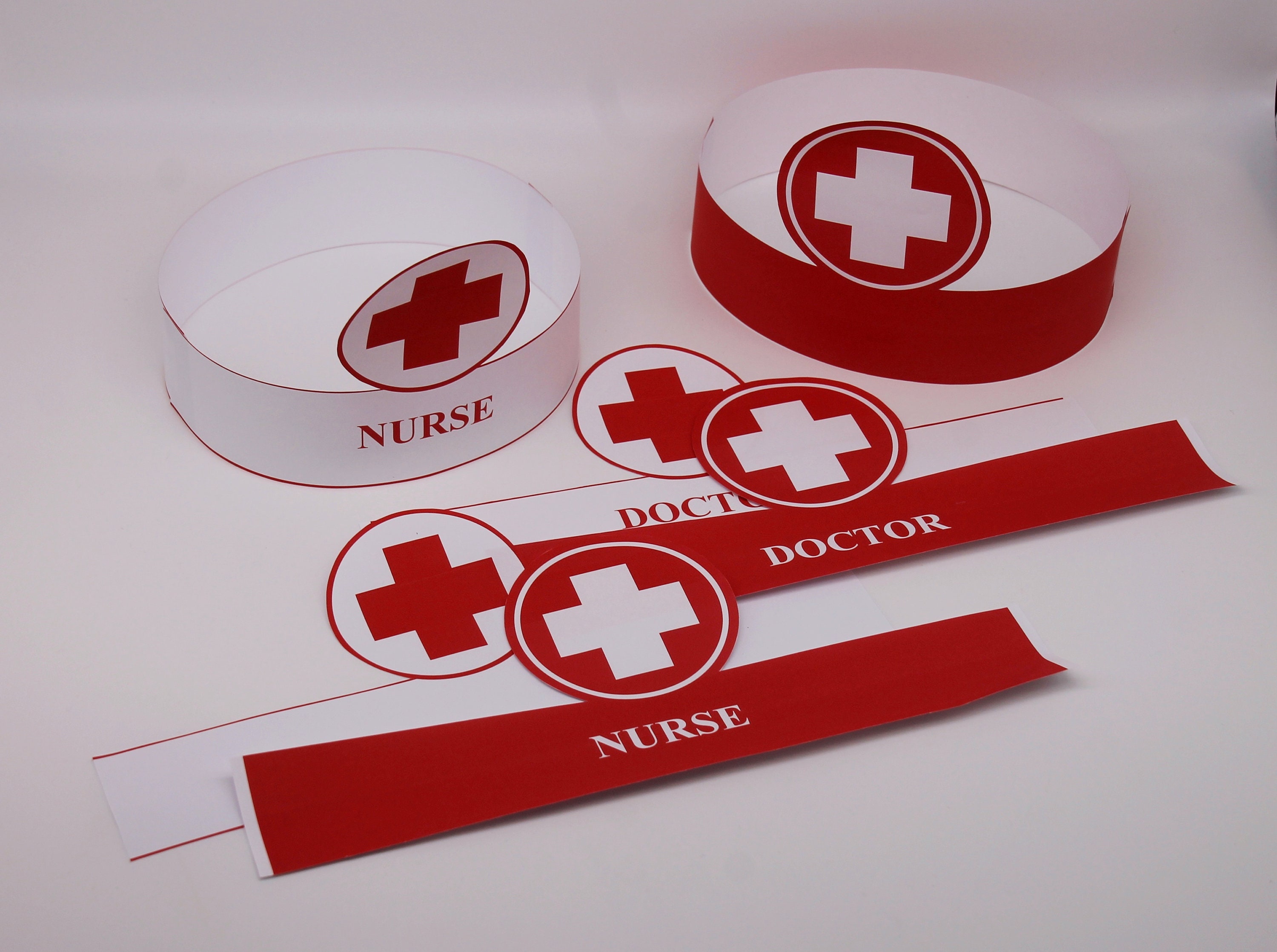 Editable Medical Party Hats - Doctor Party Crowns - Nurse Party Hats ...