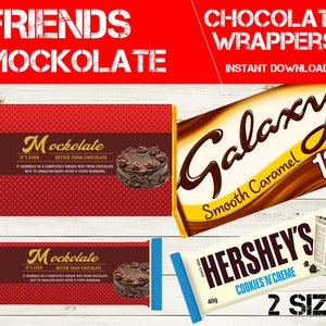 TV Show Friends Gift - Friends Mockolate Wrapper - Friends Candy ...