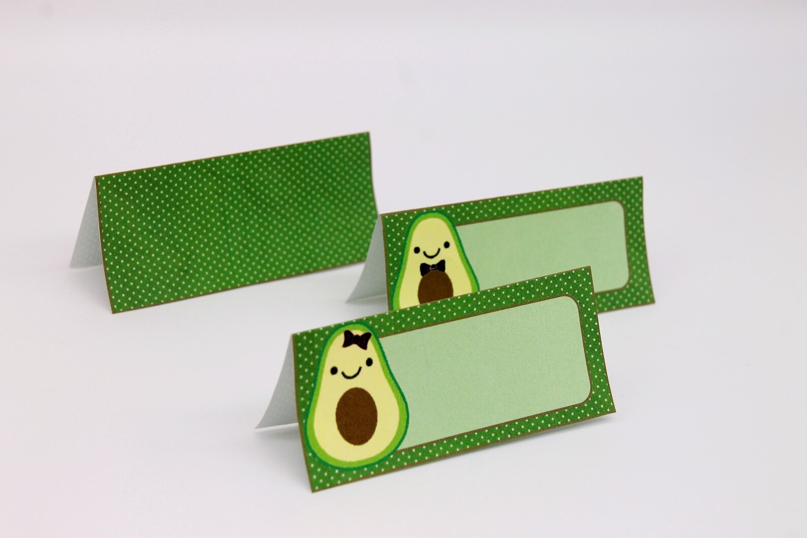 Avocado Party Supplies: Avocado Food Tents, Avocado Cupcake Toppers ...
