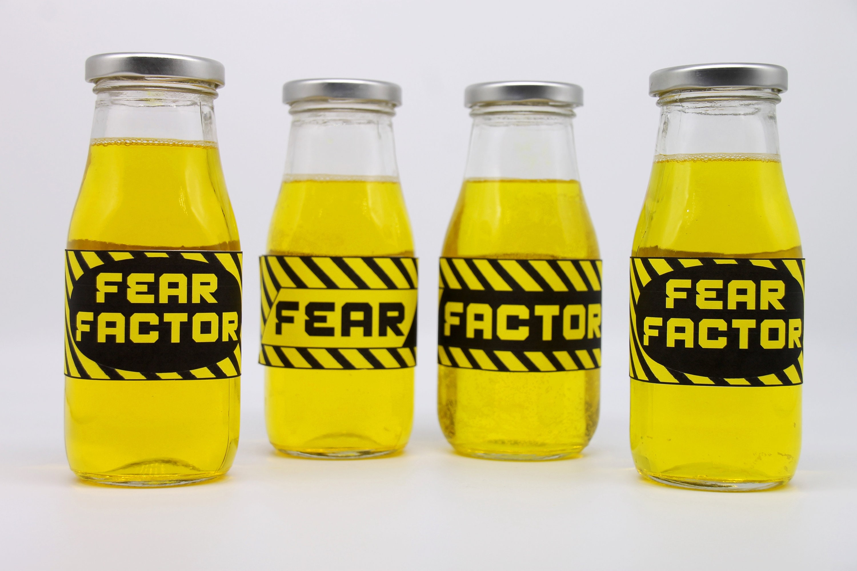 Fear Factor Inspired Drink Labels - Halloween Party Water Bottle Labels ...