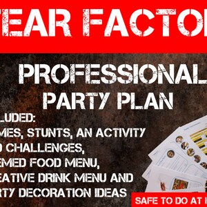Fear Factor Party Plan - Teenager Party Ideas - Halloween Party Ideas ...