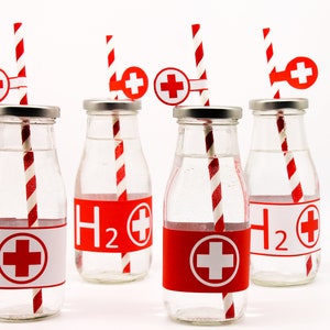 Nursing Graduation Bottle Labels - Doctor Drink Labels - Medical Party ...