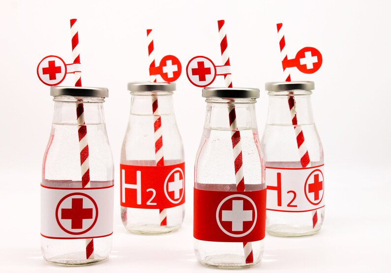 Nursing Graduation Bottle Labels Doctor Drink Labels Medical Party ...