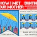 How I Met Your Mother Inspired Banner - HIMYM Alphabet Bunting ...
