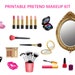 Pretend Makeup Kit - Printable Makeup Kit - Printable Makeup Pretend ...