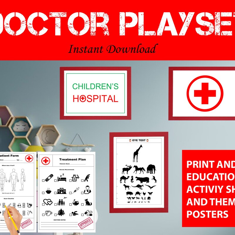 Doctor Pretend Play - Etsy