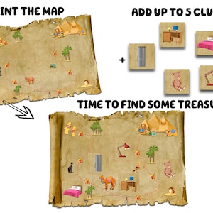 DIY Ancient Egypt Treasure Map - Egyptian-themed Activity - Printable ...