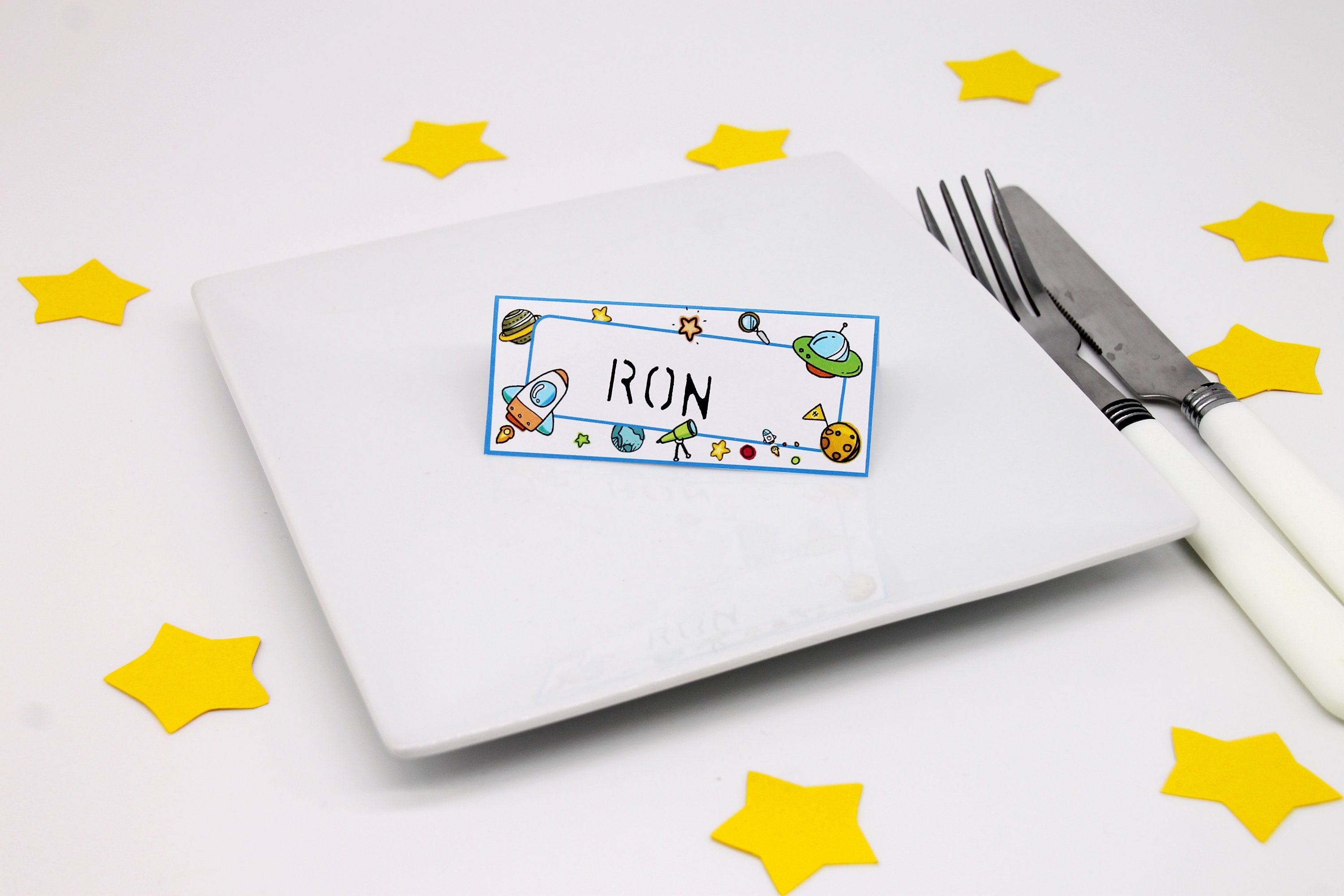 Space Place Cards Space Food Tents Space Food Labels - Etsy