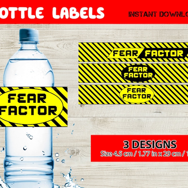 Fear Factor Water - Etsy