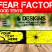 Editable Fear Factor Inspired Food Tents - Faer Factor Food Labels ...
