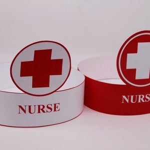 Editable Medical Party Hats - Doctor Party Crowns - Nurse Party Hats ...
