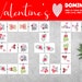 St. Valentine's Domino Game - Valentine's Day Party Game - Love Theme ...