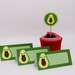 Avocado Party Supplies: Avocado Food Tents, Avocado Cupcake Toppers ...