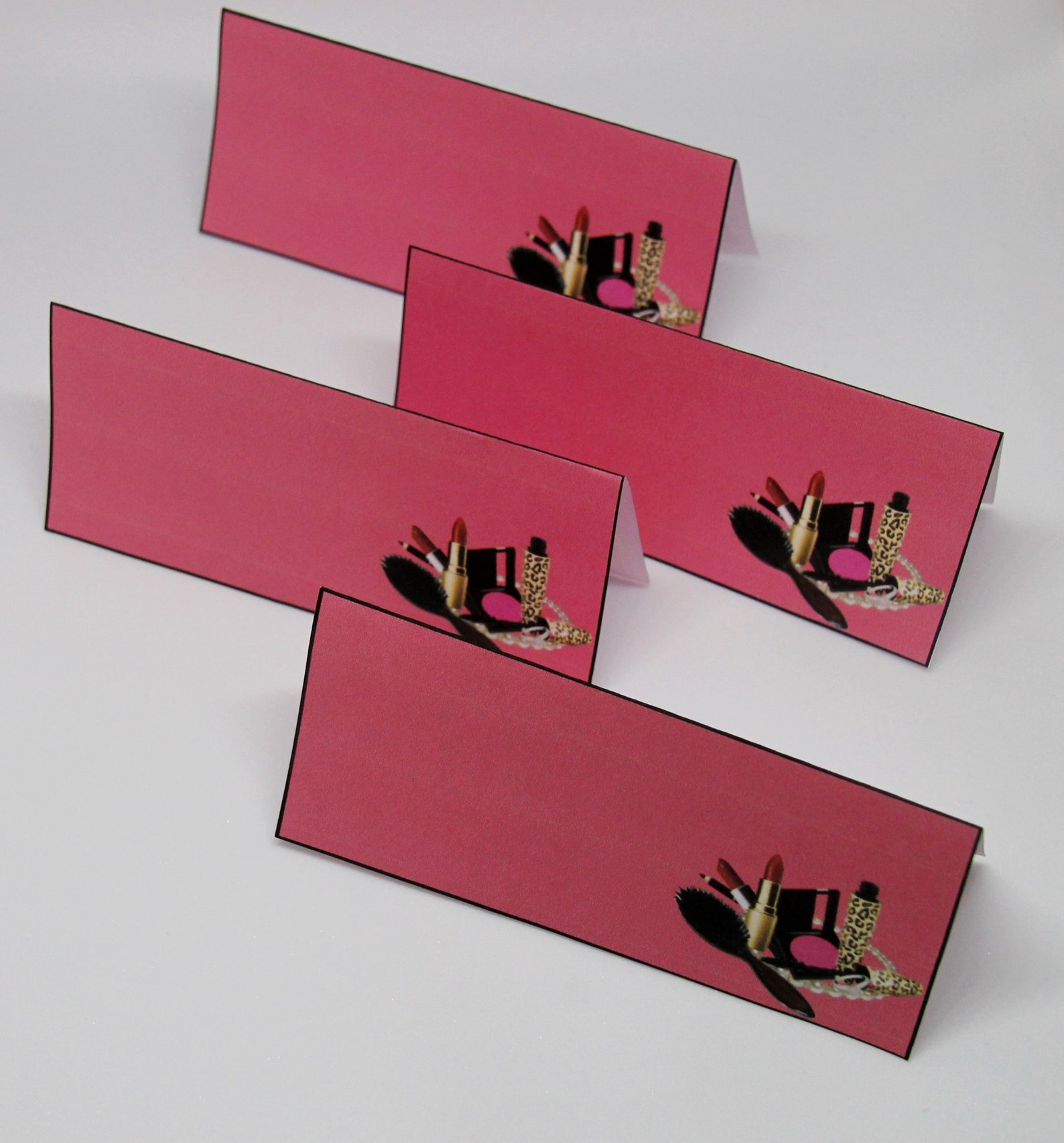 Makeup Party Food Tents - Kids SPA Party Food Labels - SPA Party Place ...