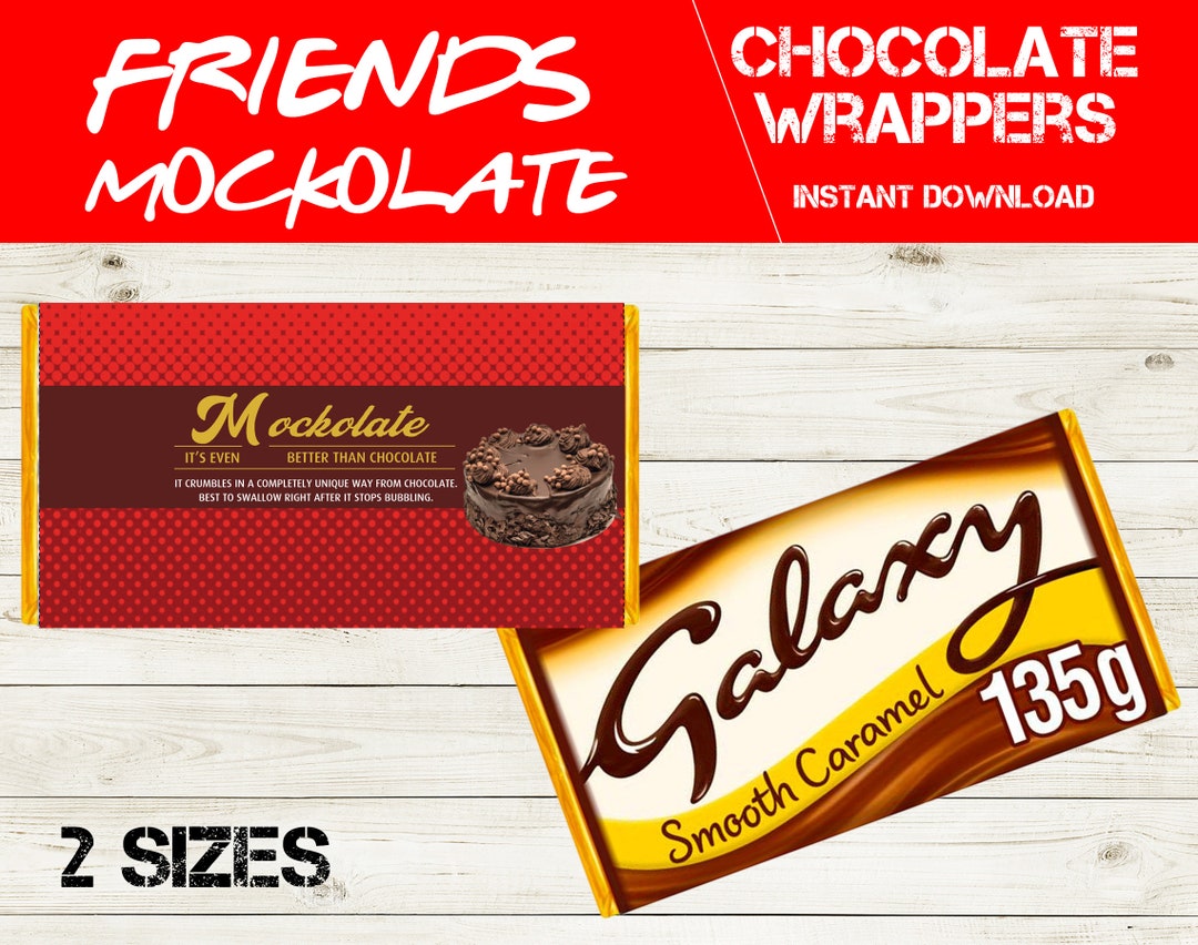 TV Show Friends Gift - Friends Mockolate Wrapper - Friends Candy ...