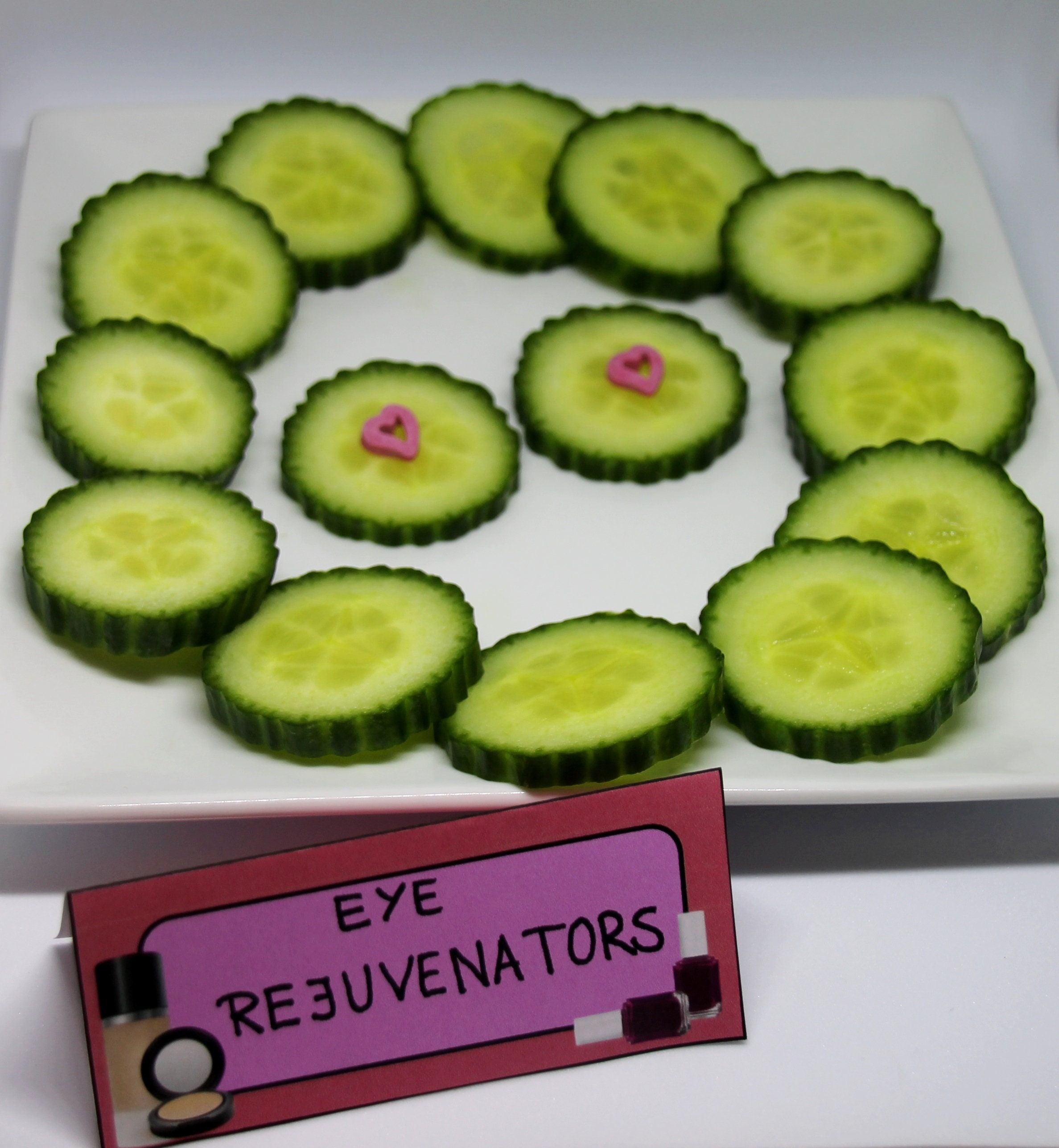 Makeup Party Food Tents - Kids SPA Party Food Labels - SPA Party Place ...