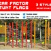 Fear Factor Inspired Stunt Flags - Fear Factor Grab Flags - Fear Factor ...