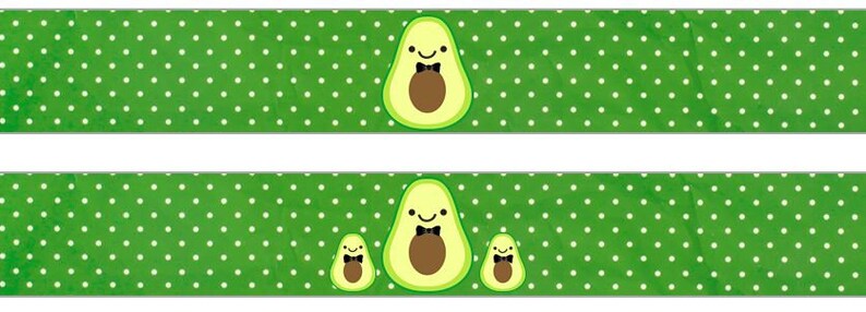 Avocado Party Bottle Labels - Avocado Party Printables - Avocado Baby ...