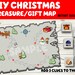 DIY Christmas Gift or Treasure Map - Christmas Activity - Printable ...