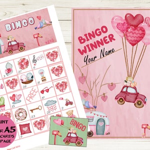 10 Card St. Valentine's Day Bingo & Memory Game - Valentine's Day Party ...