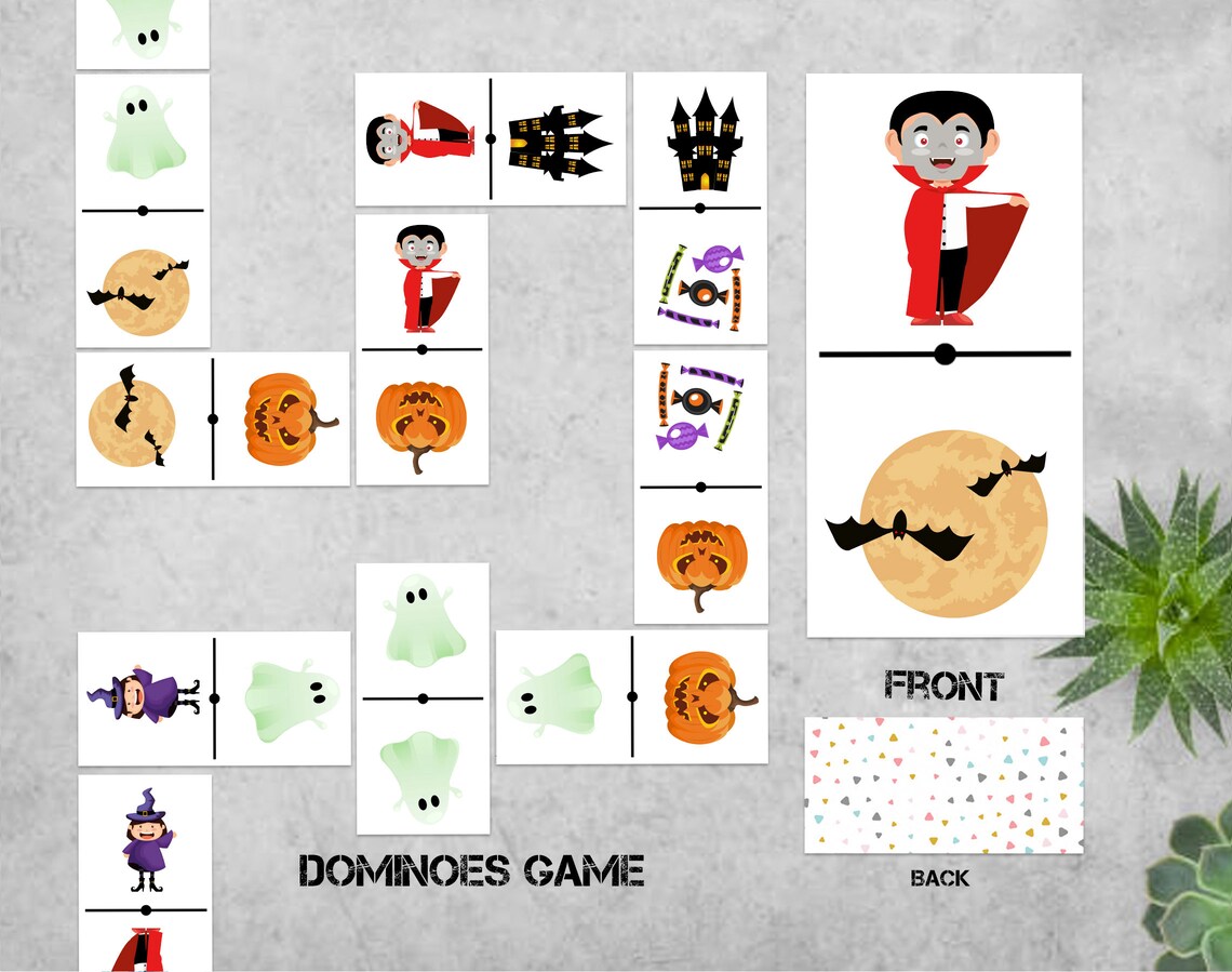 Halloween I Spy Game Printable Halloween Game Halloween I - Etsy UK