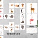 Zoo Animal Domino Game - Zoo Animal Party Game - Zoo Theme Dominoes ...