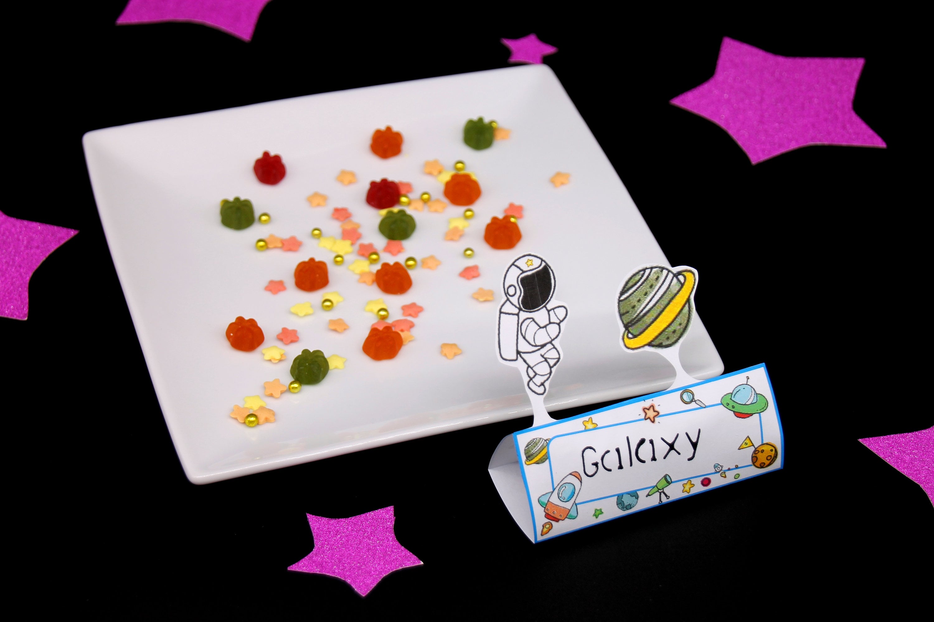 Space Party Food Tents - Astronaut Food Labels - Space Birthday Party ...