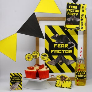 Fear Factor Inspired Banner - Fear Factor Inspired Flag Bunting ...