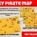 DIY Pirate Treasure Map - Pirate Party Activity - Printable Pirate ...
